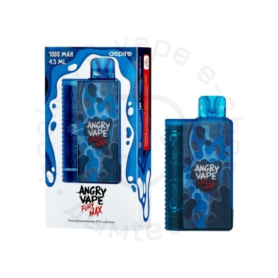 Angry Vape Fury Max, Синий (Blue)