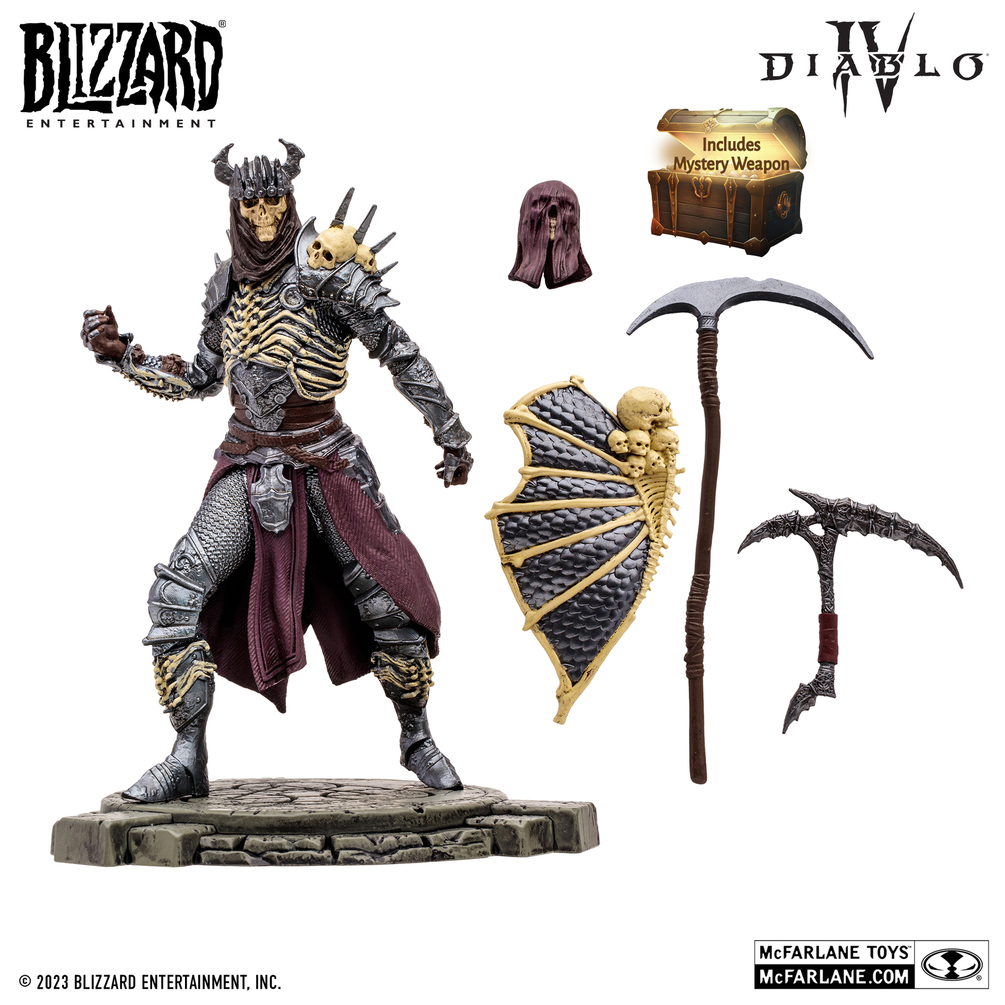 Фигурка McFarlane Toys Diablo IV: Bone Spirit Necromancer (Common ...