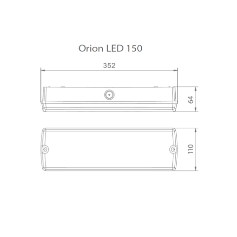 Светодиодный световой указатель выход с аккумулятором Orion LED 150 ...