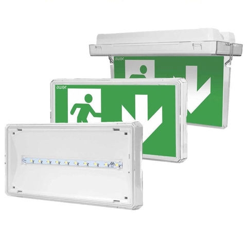 Эвакуационный световой указатель EXIT S Awex