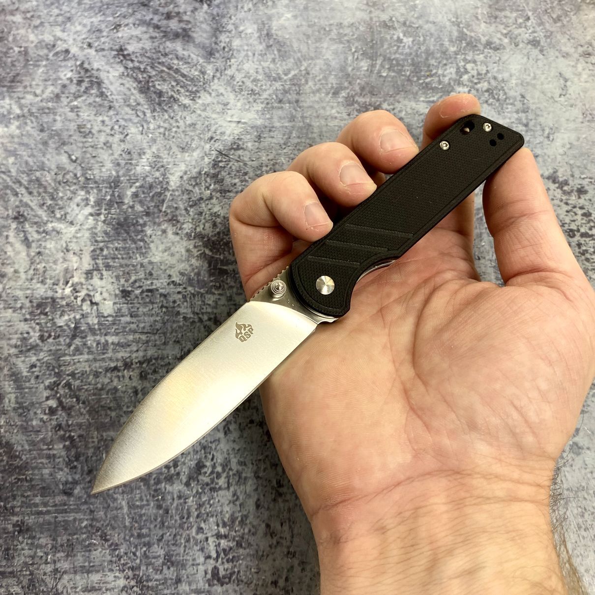 Складной нож QSP QS102-A PARROT, сталь D2, черная рукоять G10 купить за ...