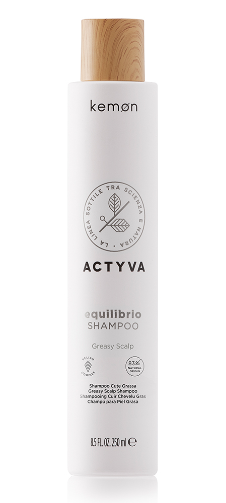 Kemon Шампунь для жирной кожи головы Actyva Equilibrio Shampoo Velian ...