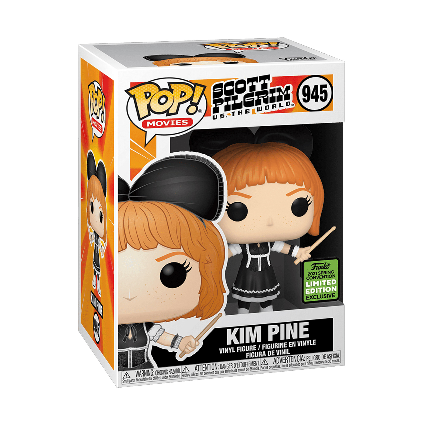 Funko POP! Scott Pilgrim vs The World: Kim Pine (Funkon 2021 Exc) (945 ...