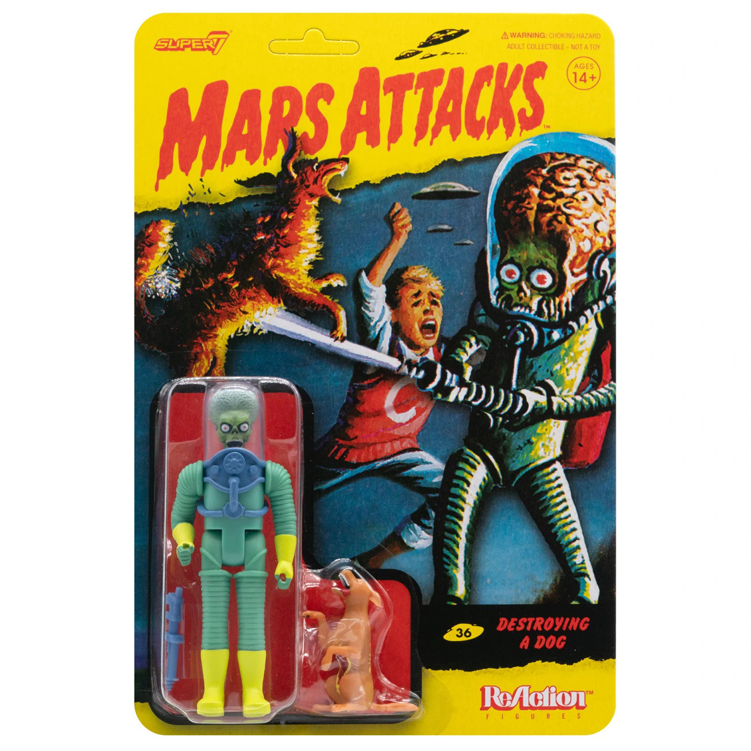 Фигурка Super7 Mars Attacks: Destroying a Dog – купить за 2590 руб ...