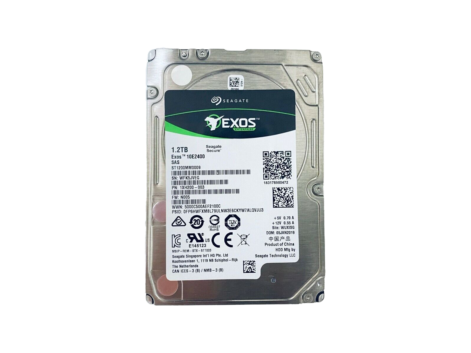 Жесткий диск Seagate Exos Enterprise 1.2TB Exos 10E2400 SAS ...