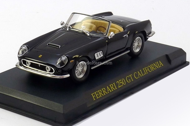MODEL CARS Ferrari 250 GT California black 1:43 Eaglemoss Ferrari ...