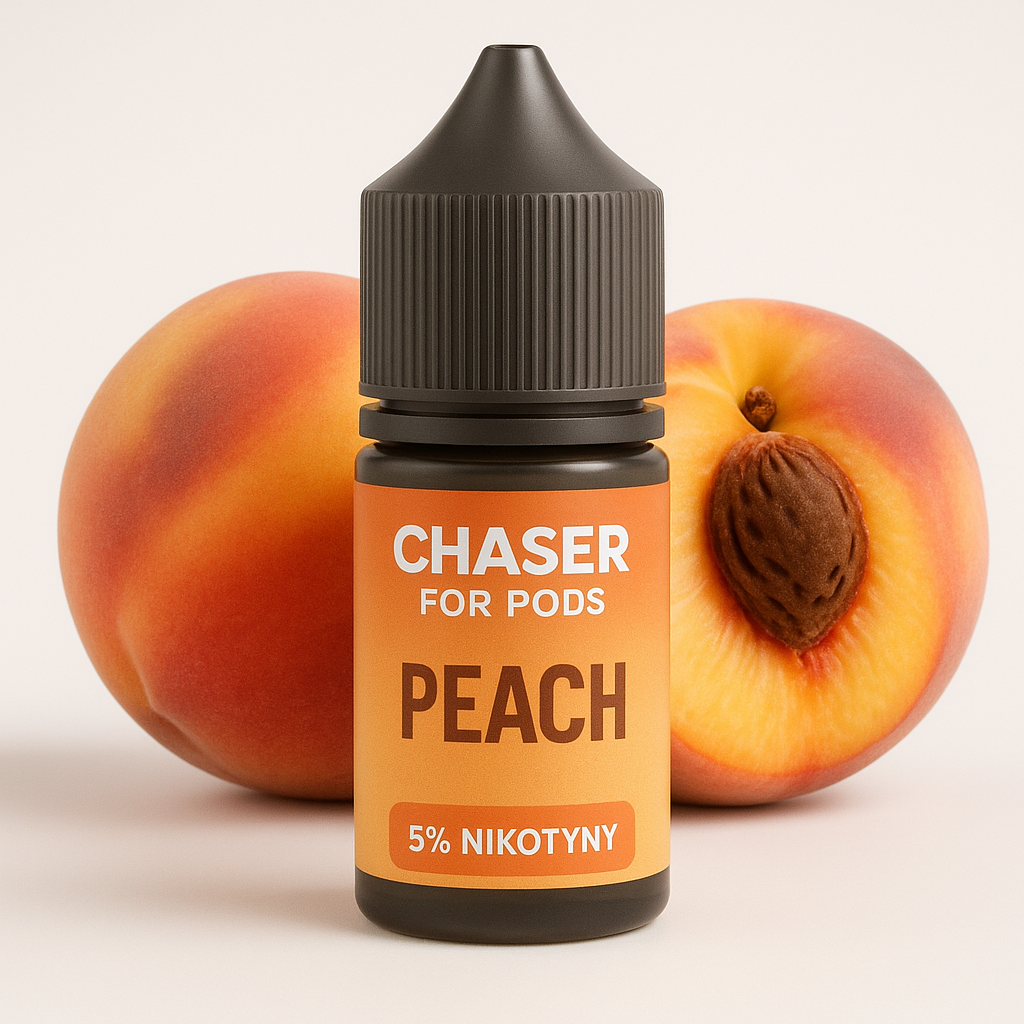 Chaser for Pods Peach 5% nikotyny – brzoskwiniowy e-liquid do podów