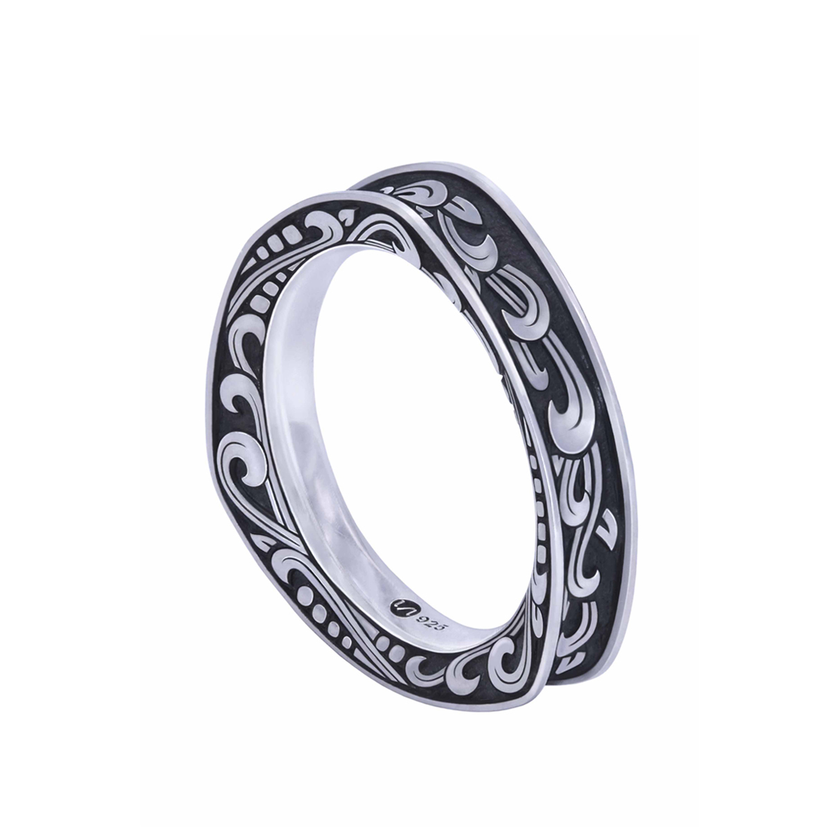 кольцо TRAINGLE ENGRAVED | alohagaia