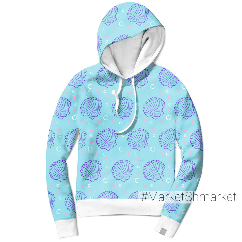 Ткани Ракушки - закажи на #MarketShmarket.com любая ткань с любым принтом