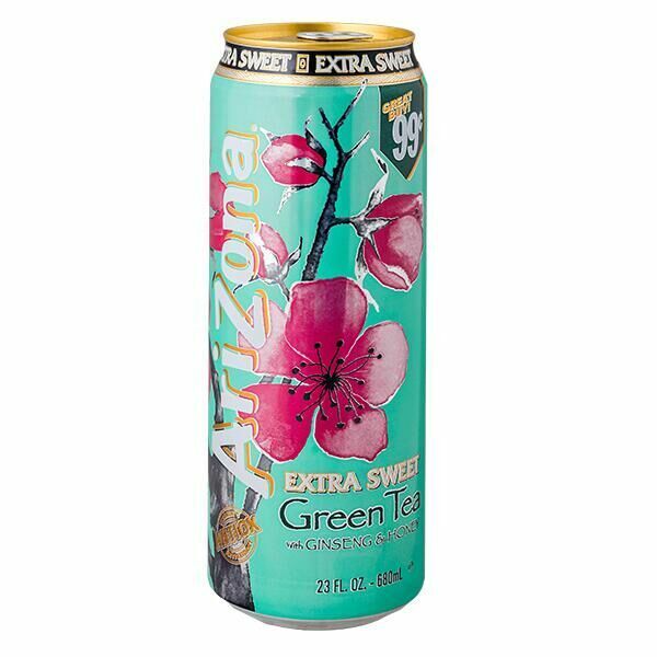 Напиток "Arizona Extra Sweet Green Tea with Ginseng&Honey" (680 ml ...