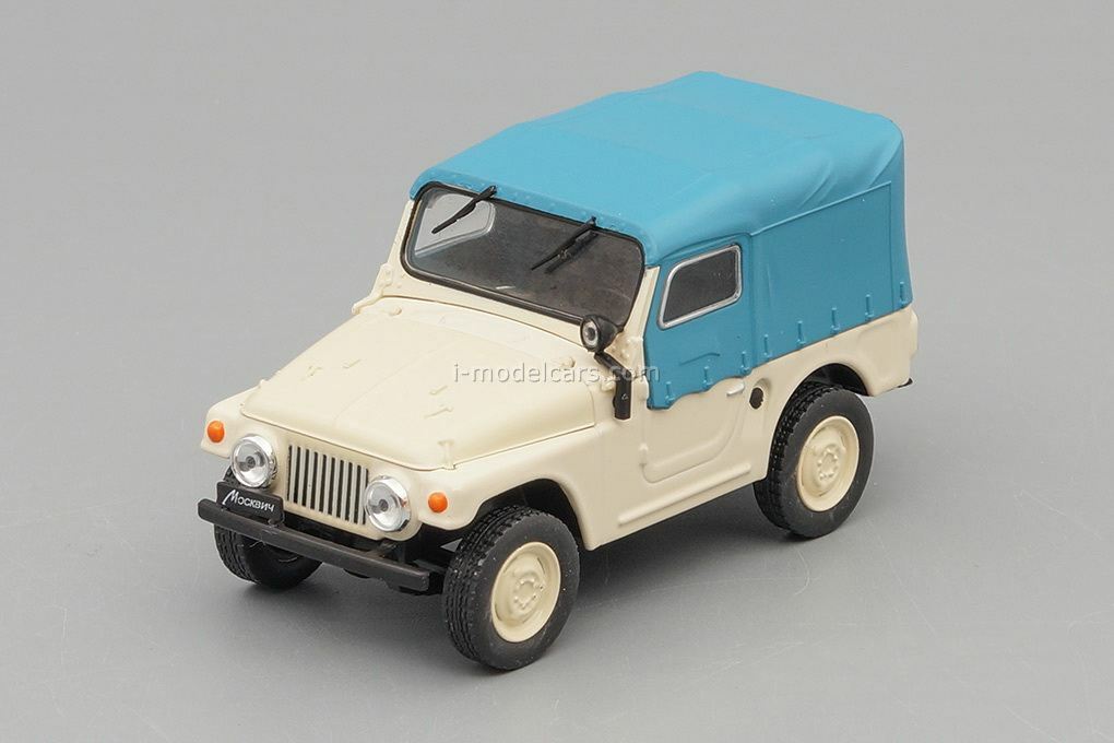 MODEL CARS 1:43 Moskvich-415 beige DeAgostini Auto Legends USSR #112