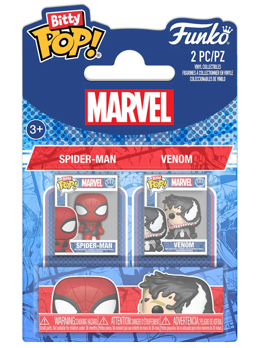 Funko Bitty POP! Marvel Spider-Man: Spider-Man & Venom (2 pack ...