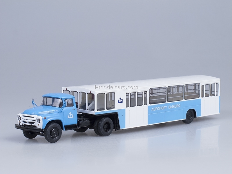 MODEL CARS ZIL-130V1 with semitrailer APPA-4 Airport Bykovo Start Scale ...