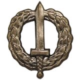 Значок Distinctive ČSLA badge all-army sword with ring