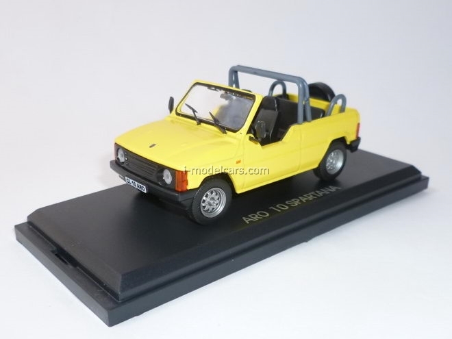 MODEL CARS ARO 10 Spartana yellow 1:43 DeAgostini Masini de legenda #59