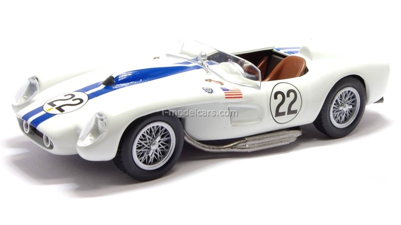 MODEL CARS Ferrari 250 Testa Rossa Nart 1958 #22 white 1:43 Eaglemoss ...