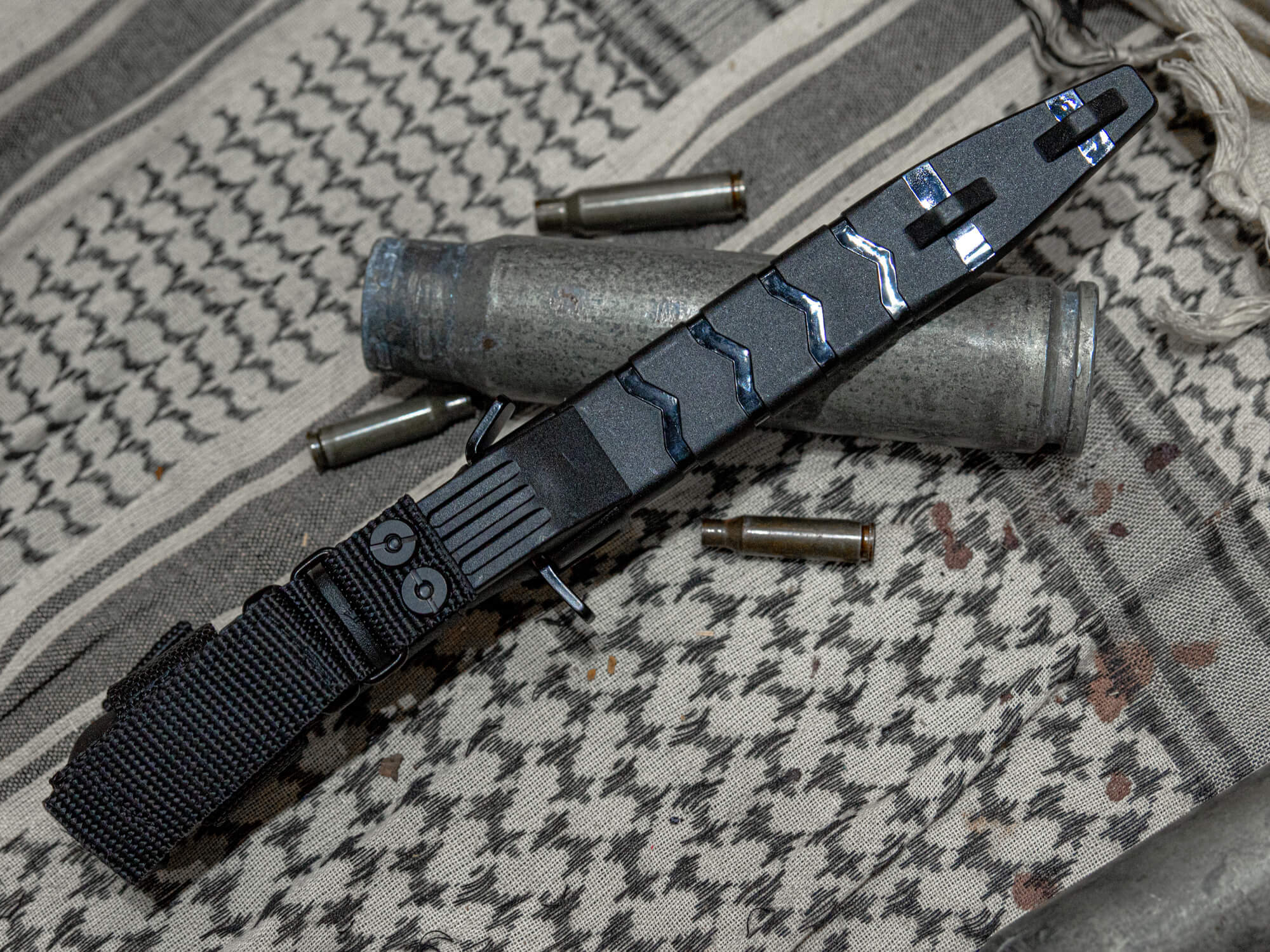 Тактический нож Vector Elmax (Cryo) TacWash Black - Kizlyar Supreme