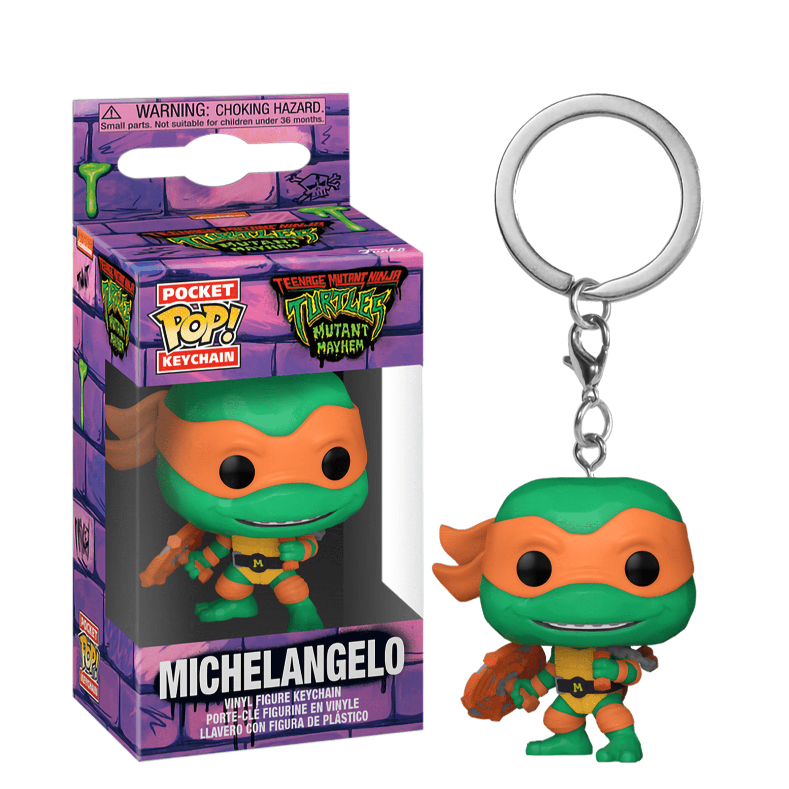 Брелок Funko POP! TMNT Mutant Mayhem: Michelangelo – купить по выгодной ...