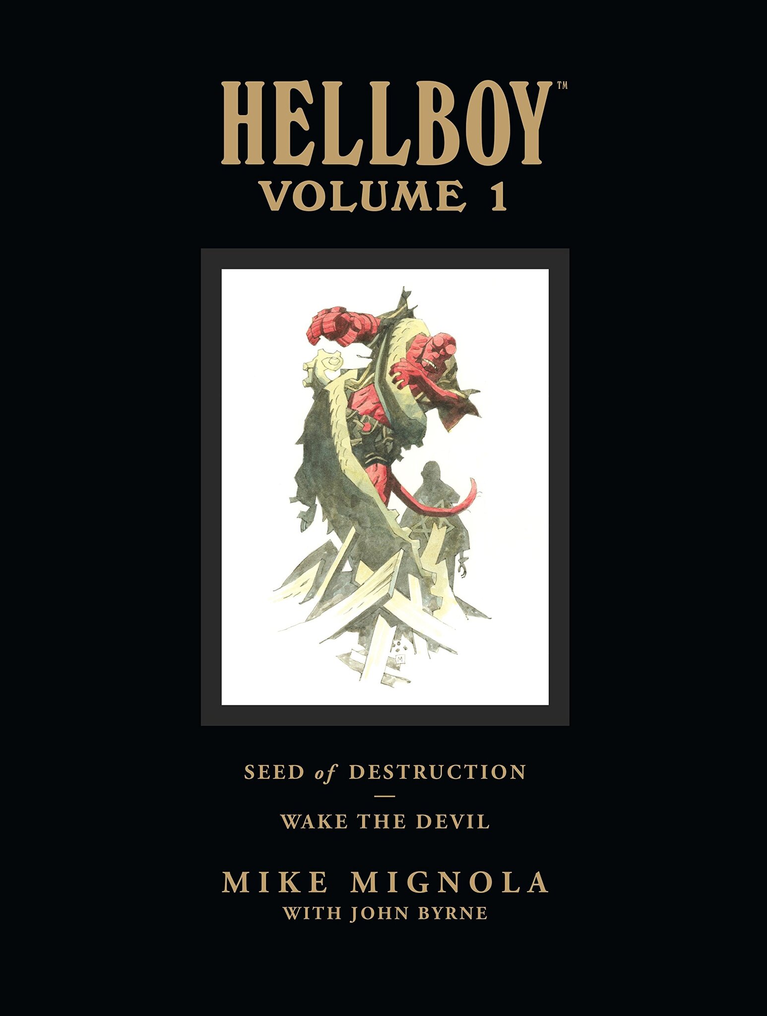 Hellboy Library Edition. Vol 1: Seed of Destruction and Wake the Devil – купить по выгодной цене ...