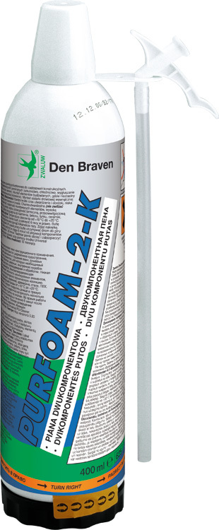 Пена двухкомпонентная конструкционная DB PUR FOAM-2K В3 400мл (12шт/кор ...