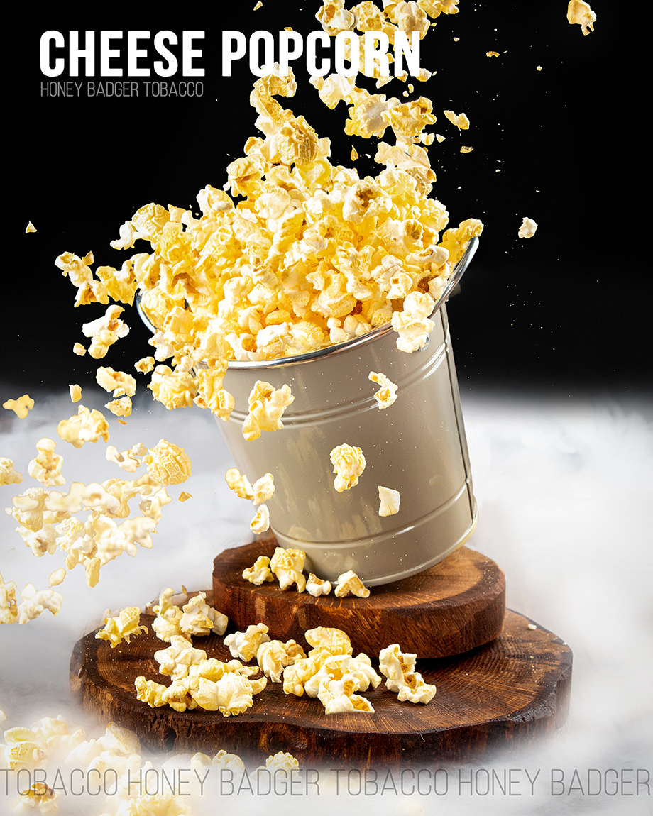 Honey Badger Mild Line - Cheese Popcorn (250g) - Kup tytoń do sziszy po ...