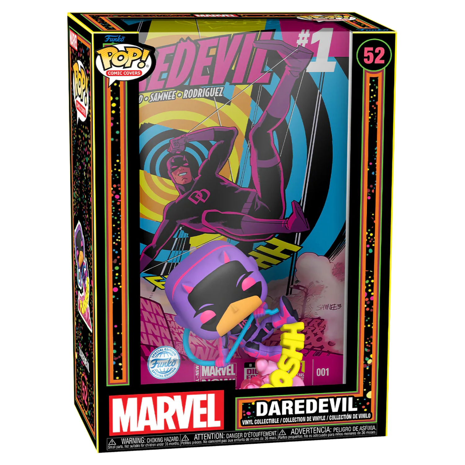 Funko POP Comic Covers Marvel Daredevil 220 Blacklight Exc 52 28oi.ru