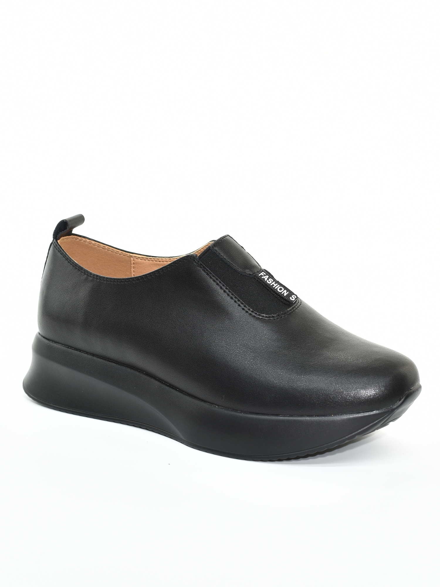 Стильные кожаные слипоны Ascalini для демисезона