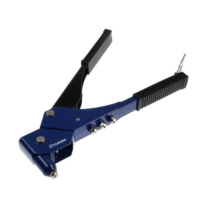 Заклепочник ТУНДРА, 300 мм, поворотный на 360°, заклепки 2.4 - 3.2 - 4 ...