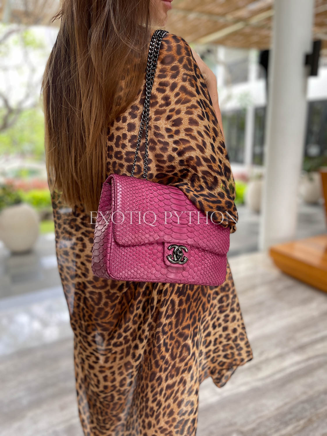 Сумка из кожи питона BG-448 - «EXOTIQ PYTHON»