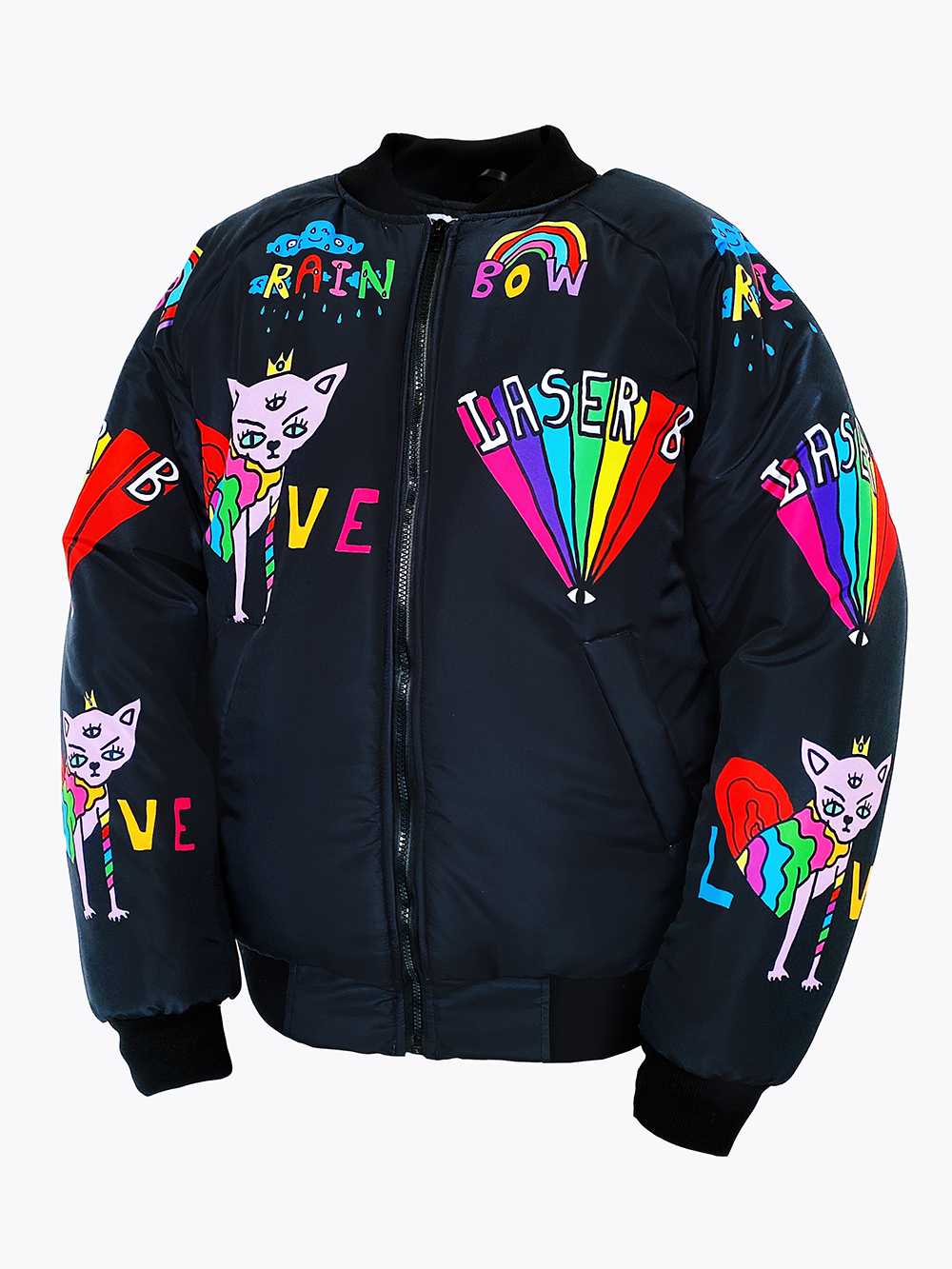 Утепленный бомбер «Acid Princess»