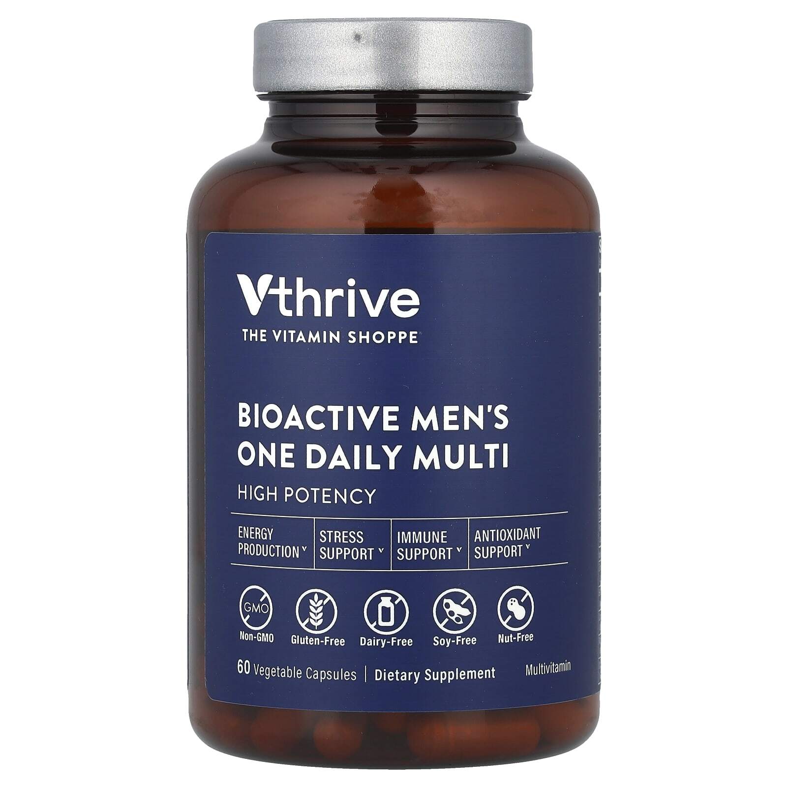 Vthrive, Bioactive Men's One Daily Multi, 60 растительных капсул VTH-06102 – купить за 6 233 ...