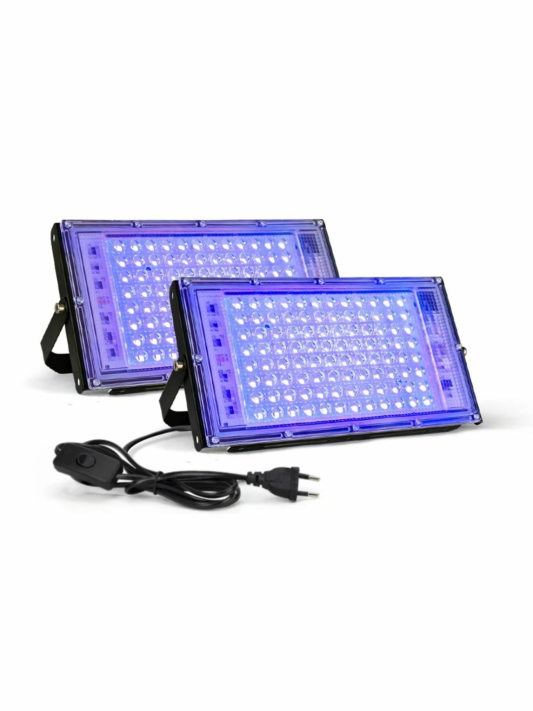 Ультрафиолетовый прожектор, УФ лампа 50Вт, 395-400нм, UV LED Flood ...
