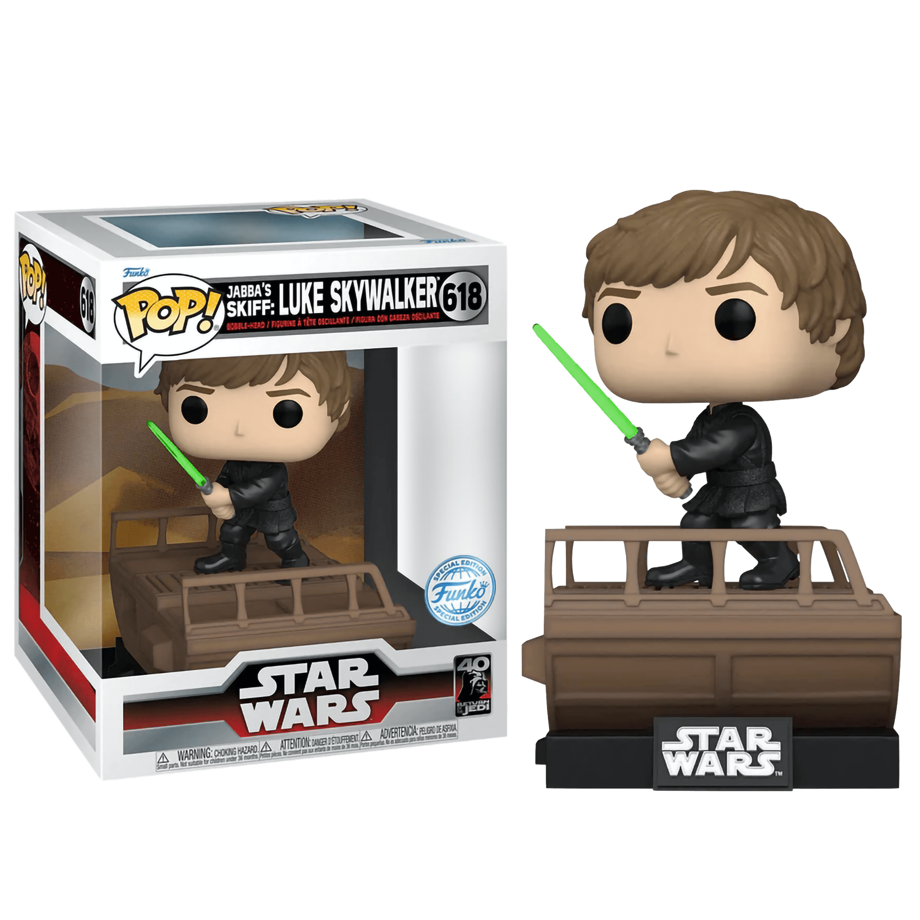 Funko POP Star Wars Jabba s Skiff Luke Skywalker Exc 618 28oi.ru