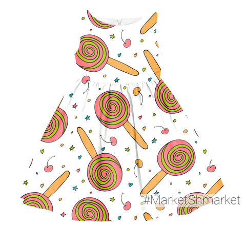 Ткани Мороженое сердце - закажи на #MarketShmarket.com любая ткань с ...
