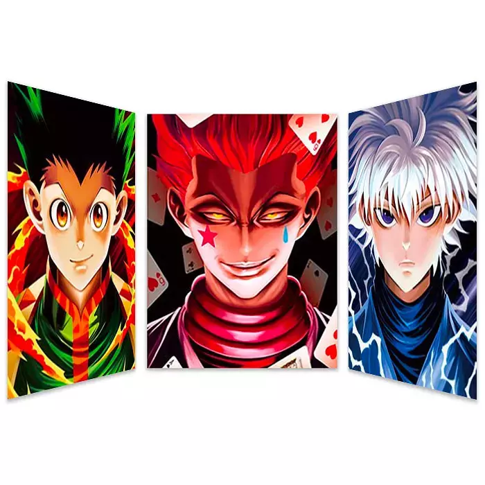 3D Постер "Hunter x Hunter Portrait Trio" – купить за 1390 руб | ЧУК И ...