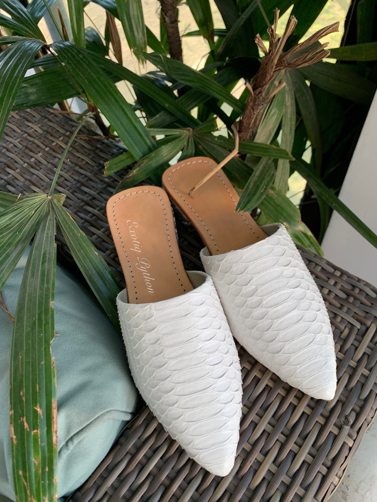 Мюли из кожи питона SH-134 - EXOTIQ PYTHON