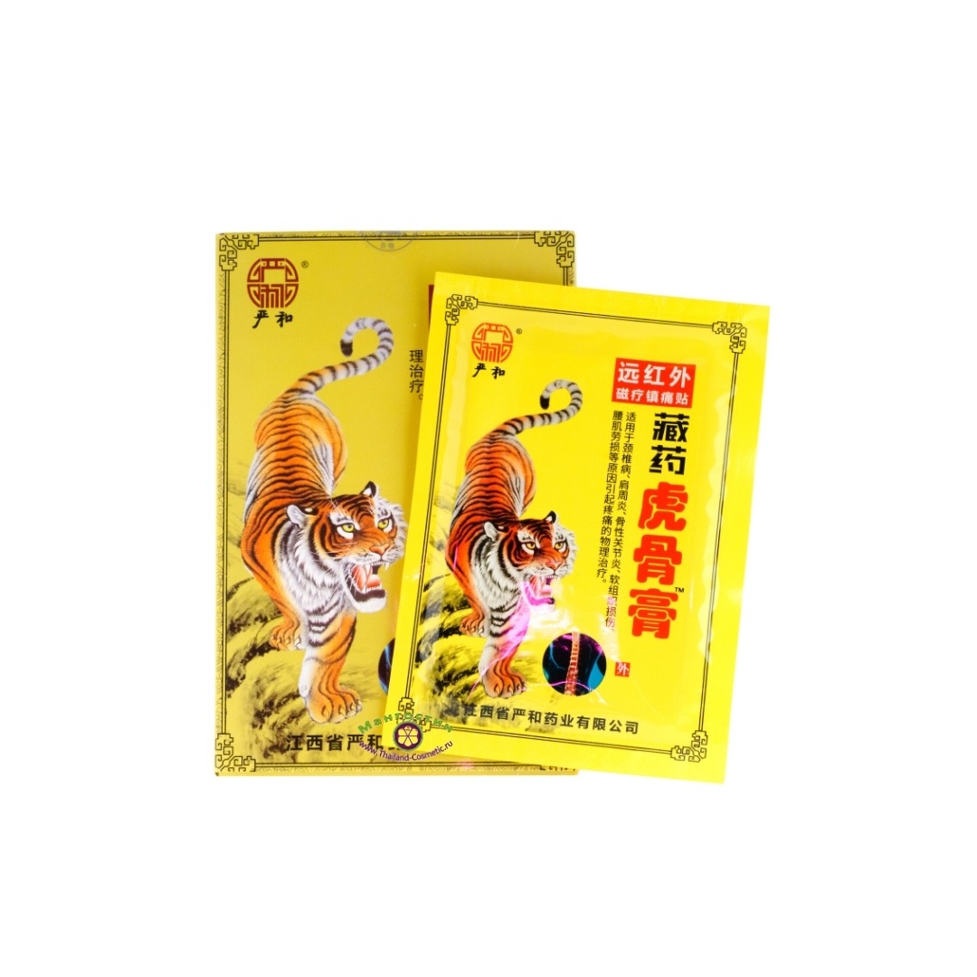 Тигровый пластырь при мышечных болях Tiger Pain Medicated Plaster