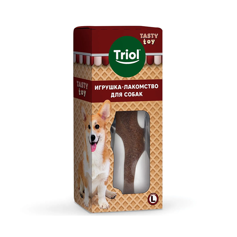 Игрушка-лакомство Triol "Tasty Toy L", для собак – купить за 710 руб ...