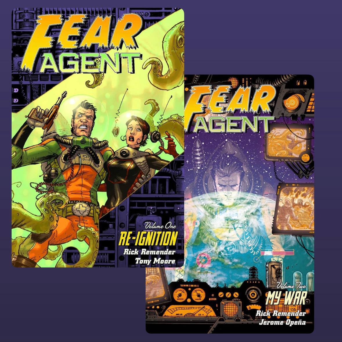 Комплект комиксов Fear Agent, Vol. 1: Re-Ignition + Vol. 2: My War (На Английском языке ...