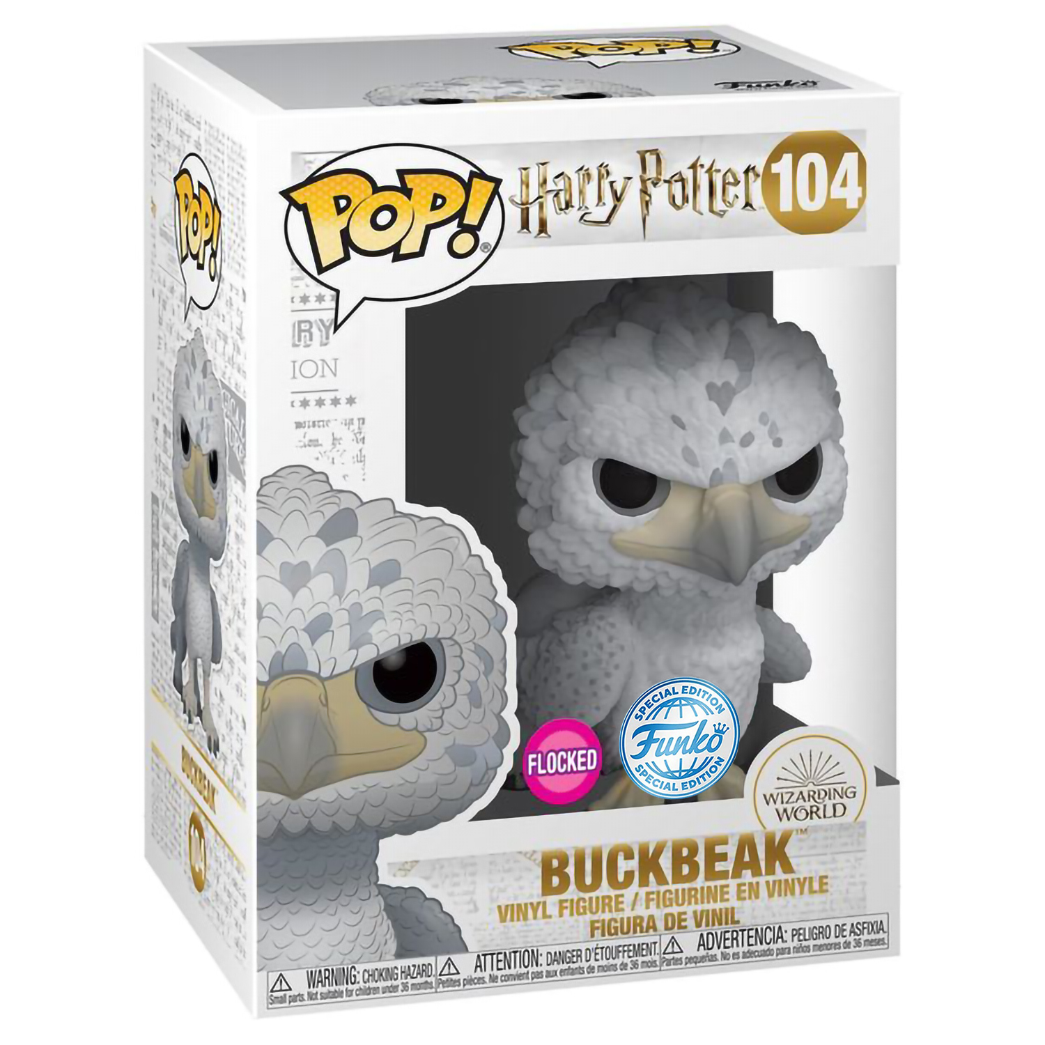 Funko POP Harry Potter Buckbeak Flocked Exc 104 28oi.ru