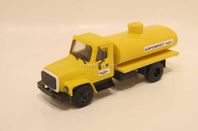 MODEL CARS GAZ-3307 tank Aeroflot Kompanion 1:43