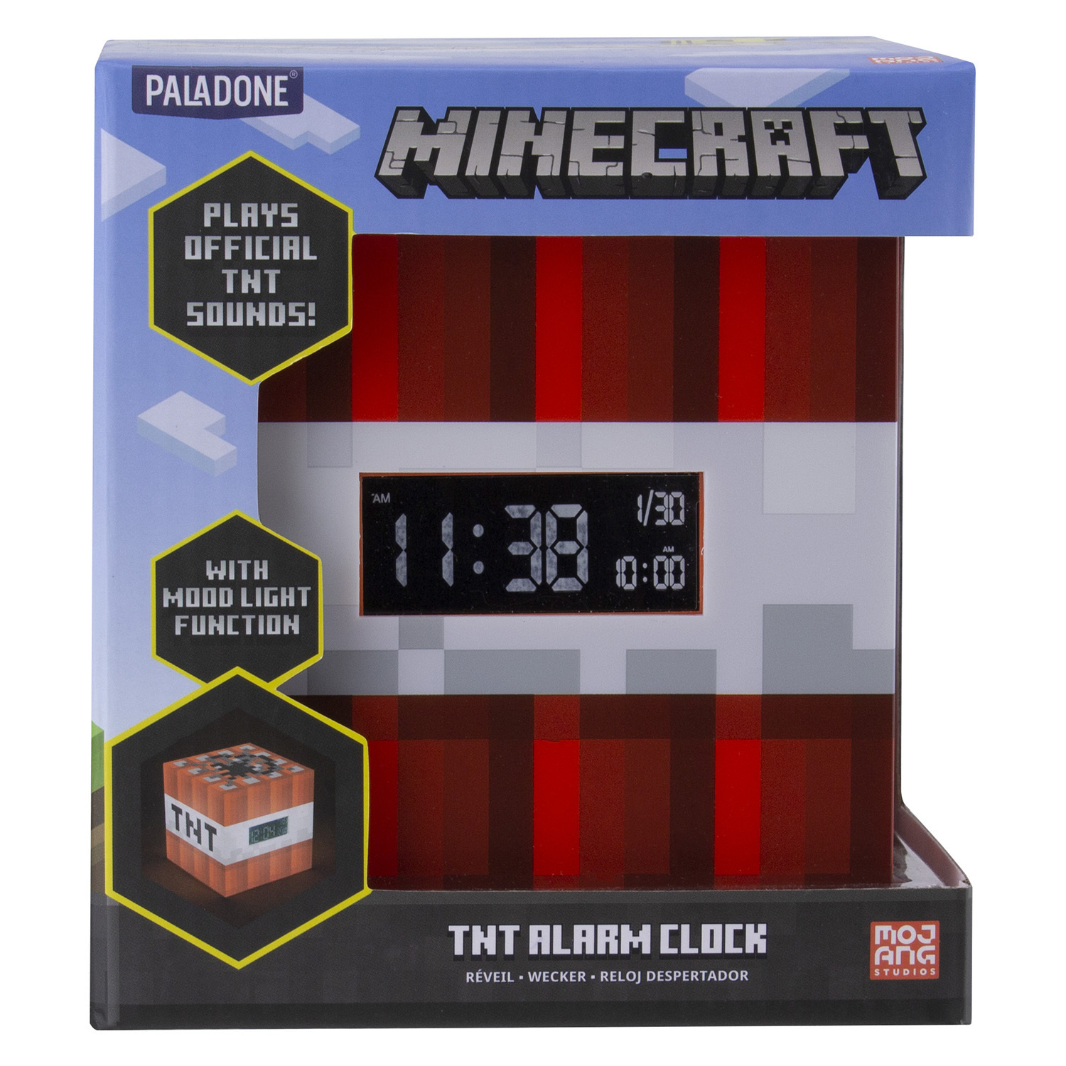 Будильник Minecraft TNT Alarm Clock – купить за 2790 руб | Чук и Гик ...
