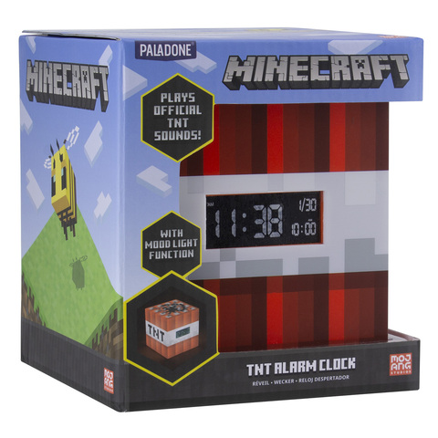 Будильник Minecraft TNT Alarm Clock – купить за 2790 руб | ЧУК И ГИК ...