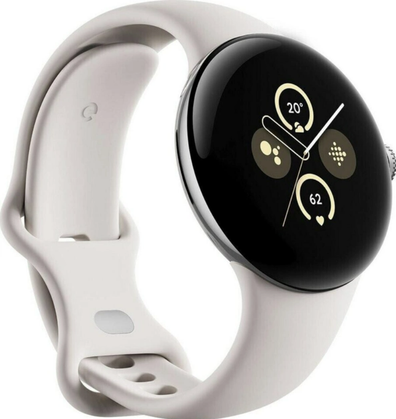 Умные часы Google Pixel Watch 2 41mm Wi-Fi (Polished Silver/Porcelain ...