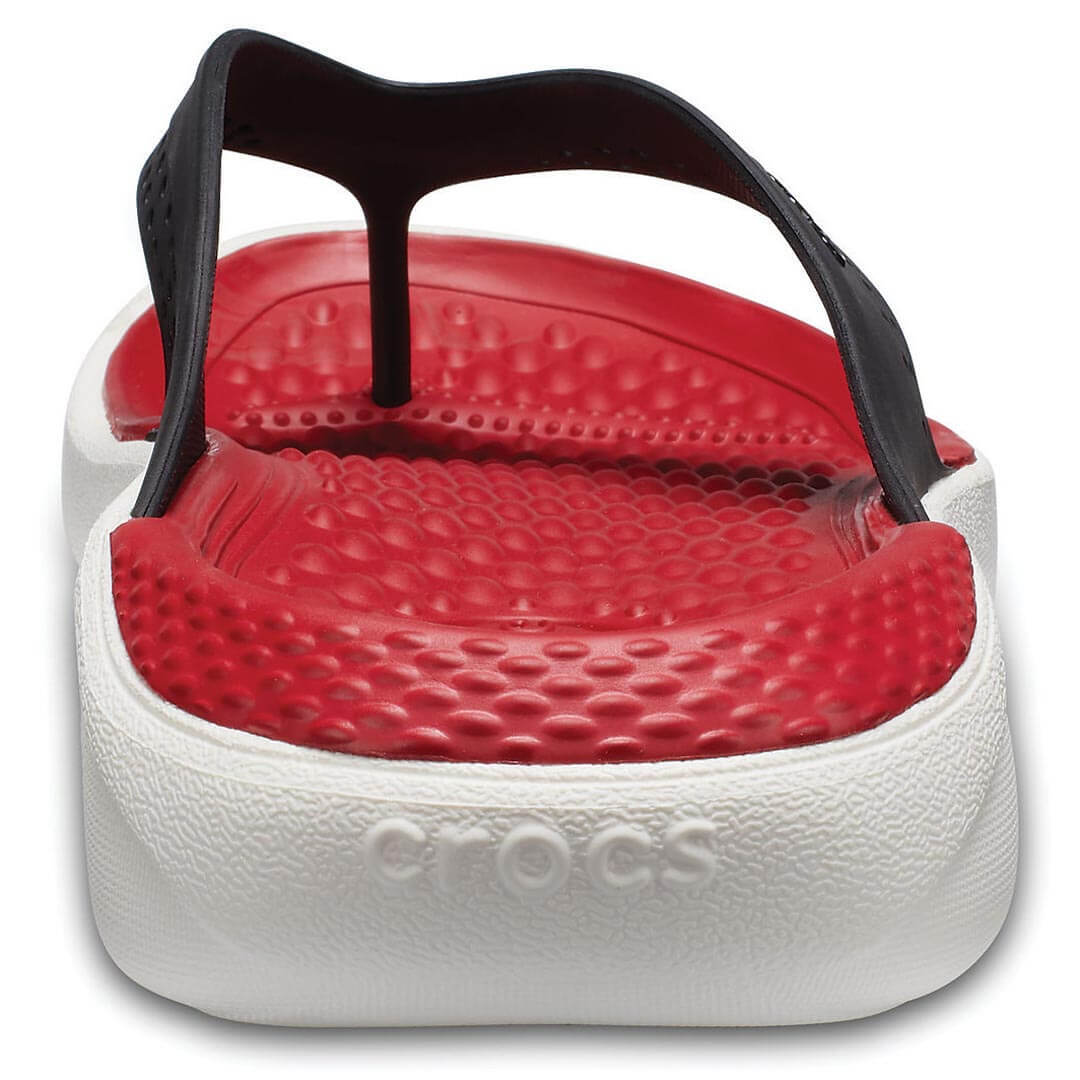 CROCS LiteRide Flip Black White