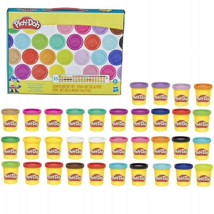 Игровой набор для лепки Play-Doh - Большой набор пластилина 35 банок ...
