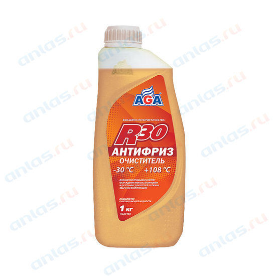 Антифриз AGA универсальный (-30) R30 готовый 1 кг
