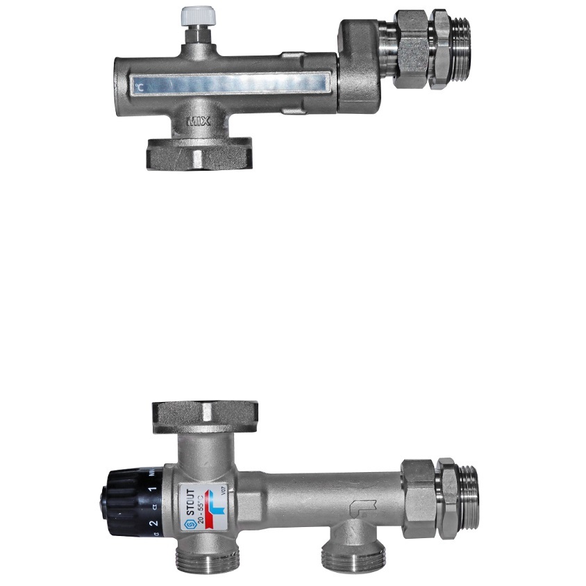 Насосно-смесительный узел Stout SDG-0120-005010 с термостатическим ...
