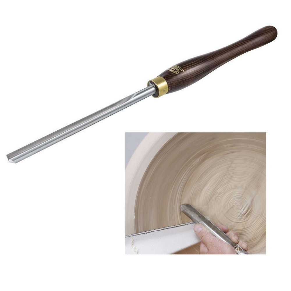 Резец токарный Crown HSS Bowl Gouge 10 мм, рукоять 354 мм для точения ...