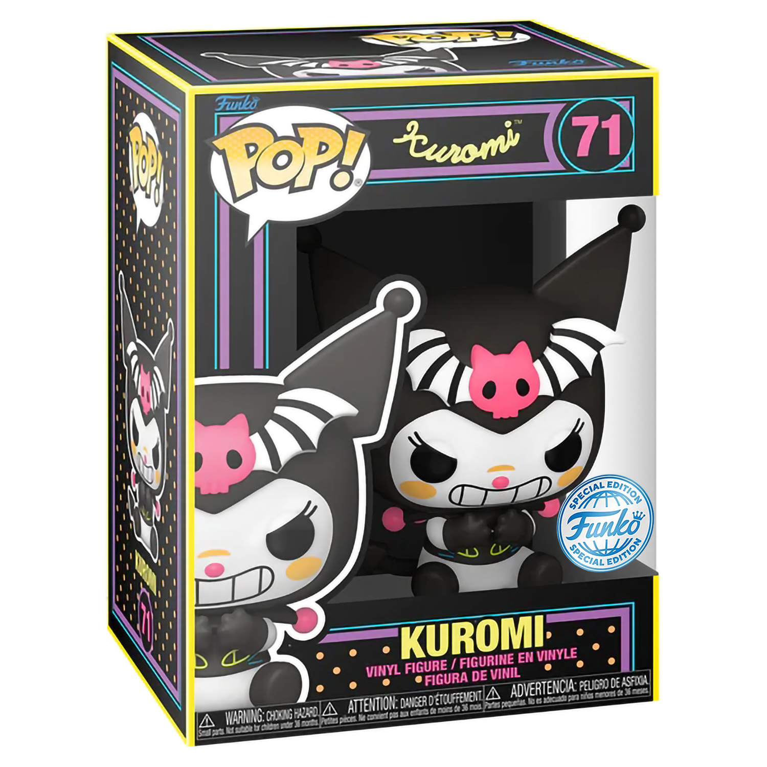 Funko POP! Kuromi Ghost Kuromi (BLKLT) (Exc) (71) – купить за 2390 руб ...
